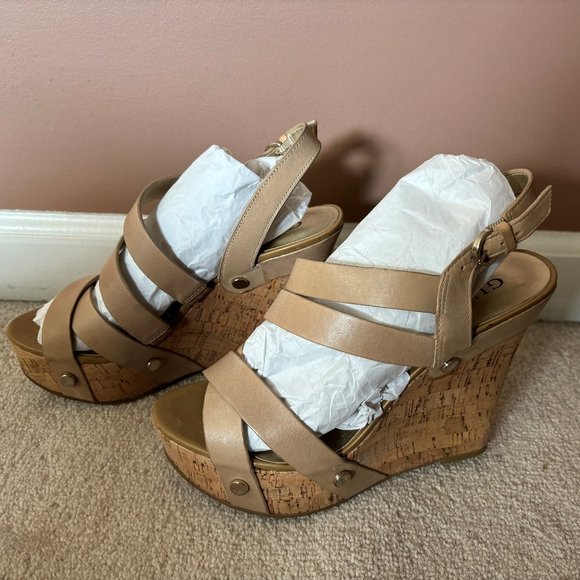 Guess | Shoes | Guess Strappy Wedge Platforms | Poshmark
